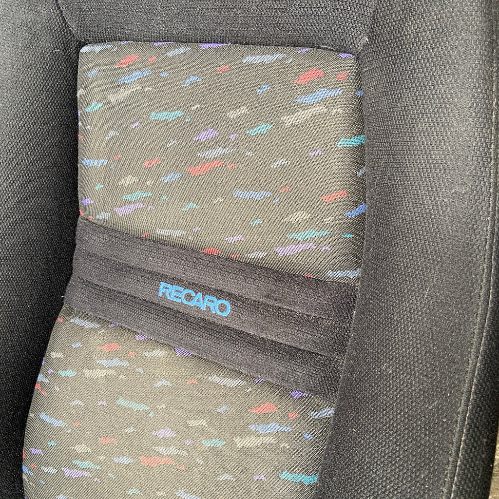 Recaro LX Le Mans confetti Black RARE Seats Pair – MMI Auto Parts