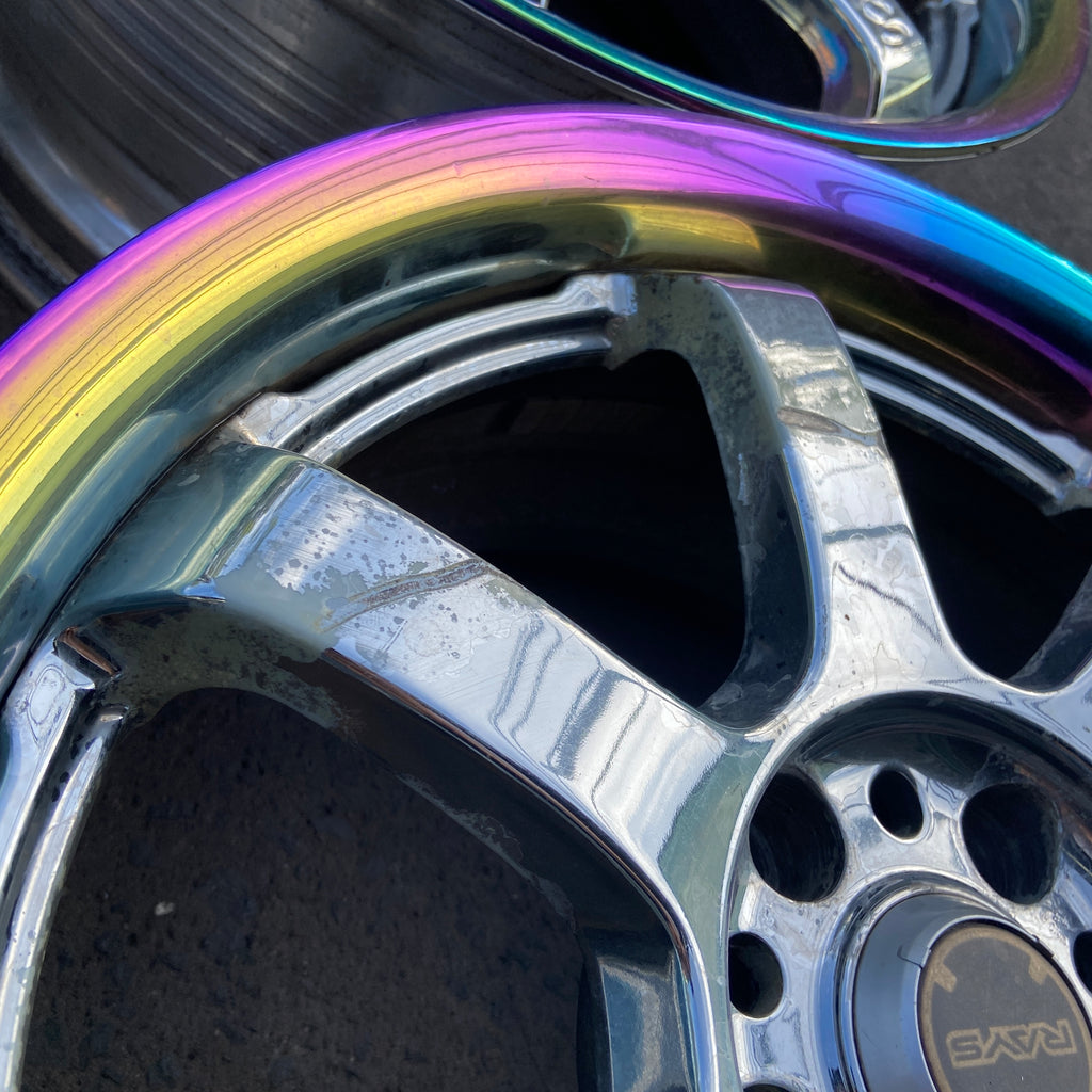 Rays Gram Lights 57S pro Titanium lip 17” 5x114.3 Wheels – MMI Auto Parts