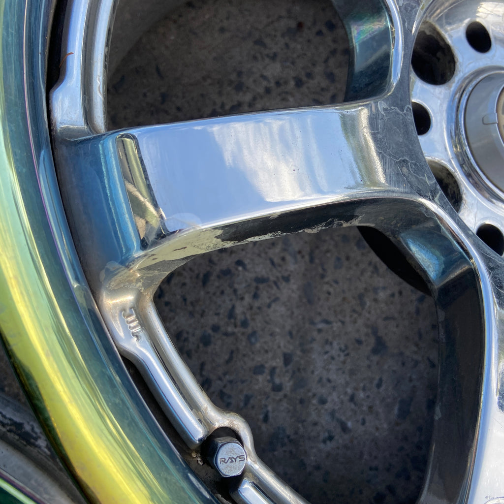 Rays Gram Lights 57S pro Titanium lip 17” 5x114.3 Wheels – MMI Auto Parts