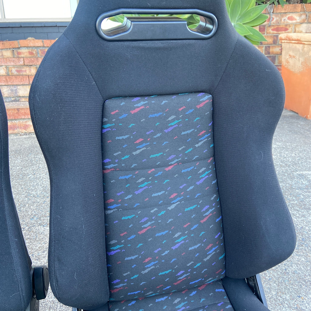 Recaro SR3 Le Mans confetti Pair of Seats – MMI Auto Parts